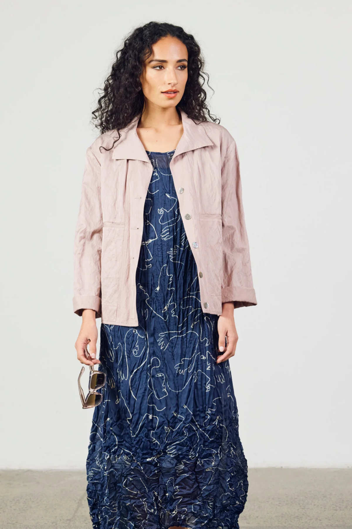 Catalania Jacket (Cotton Metallic) – karenjordanstyle
